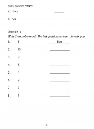 Master Your Math Primary 1 - CPD Singapore Education Services Pte Ltd