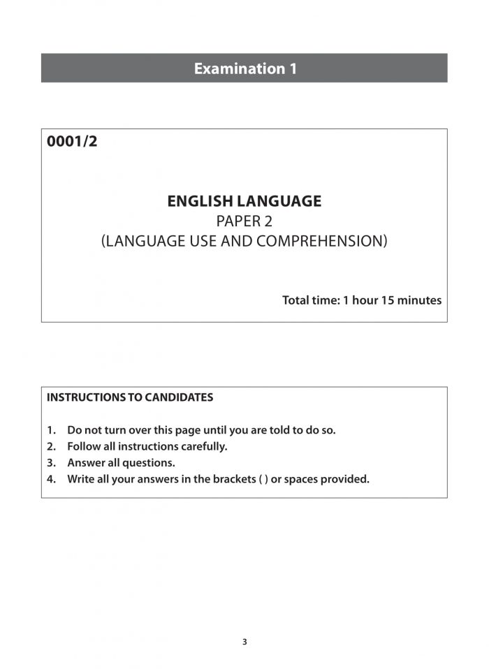 Primary 3 English Practice Papers Second Edition - CPD Singapore ...