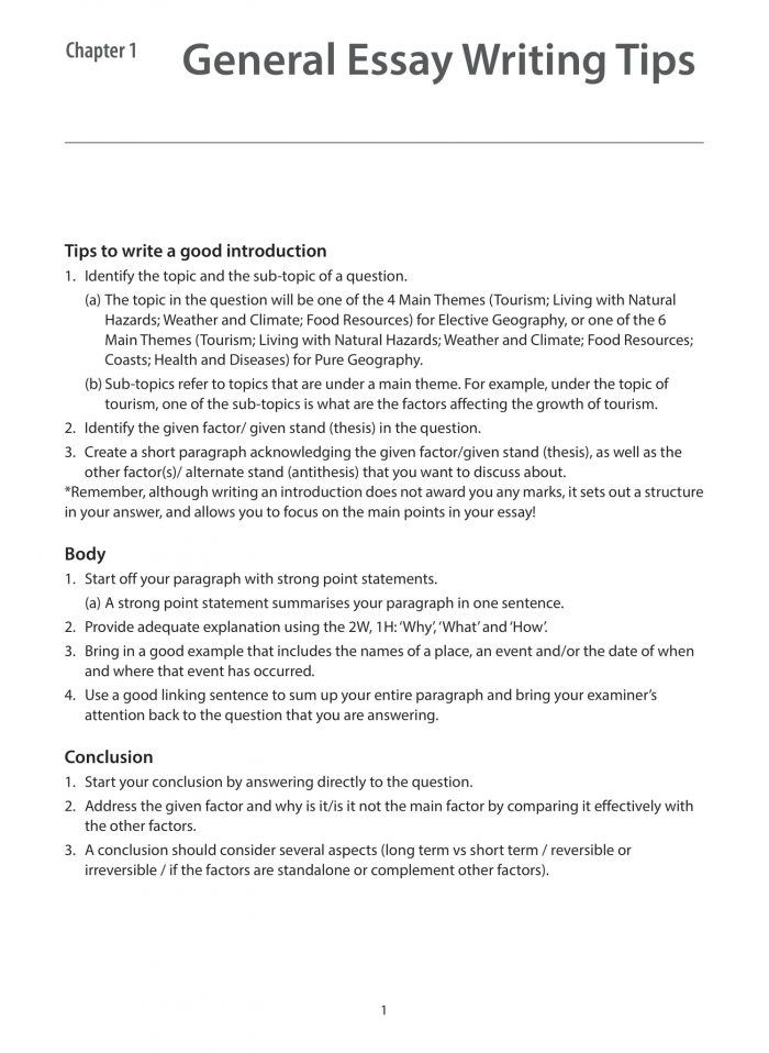 Ace Your O-Level Human Geography – Essay Guide - CPD Singapore ...