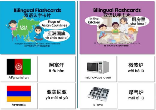 Bilingual (Chinese/English) Flashcards Set - CPD Singapore Education ...