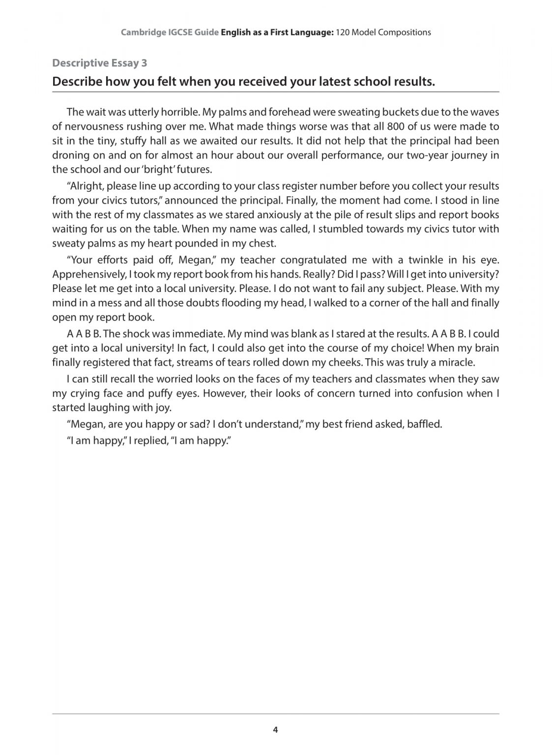 IGCSE Guide English as a First Language - 120 Model Compositions - CPD ... IGCSE Guide English as a First Language - 120 Model Compositions - CPD ...