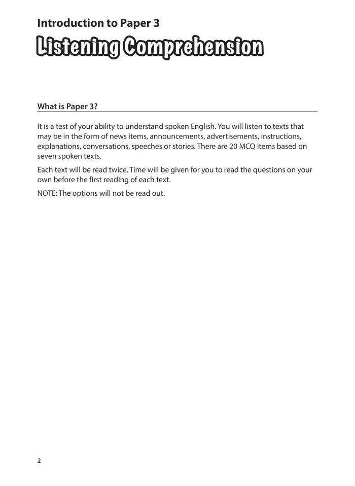 Primary 5 English Master Your Paper 3 and Paper 4 (Listening & Oral ...