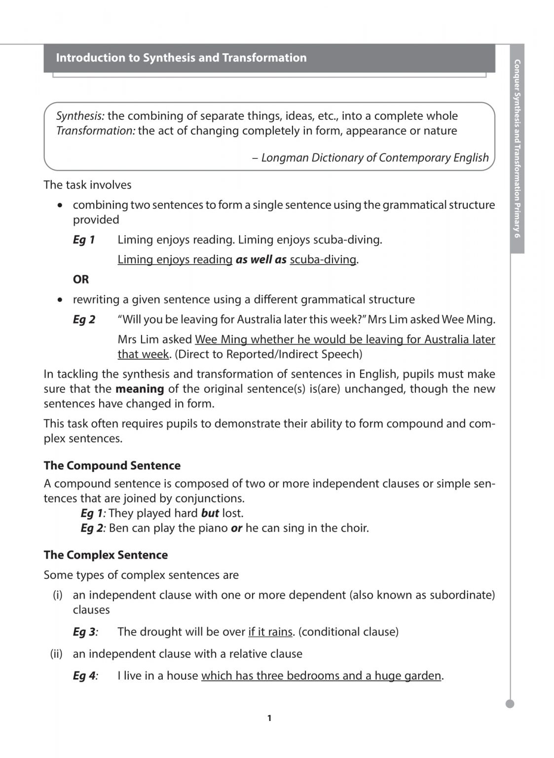 Primary 6 Conquer Synthesis and Transformation - CPD Singapore ...