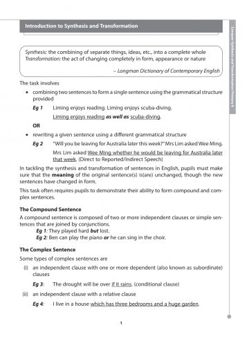 Primary 6 Conquer Synthesis and Transformation - CPD Singapore ...