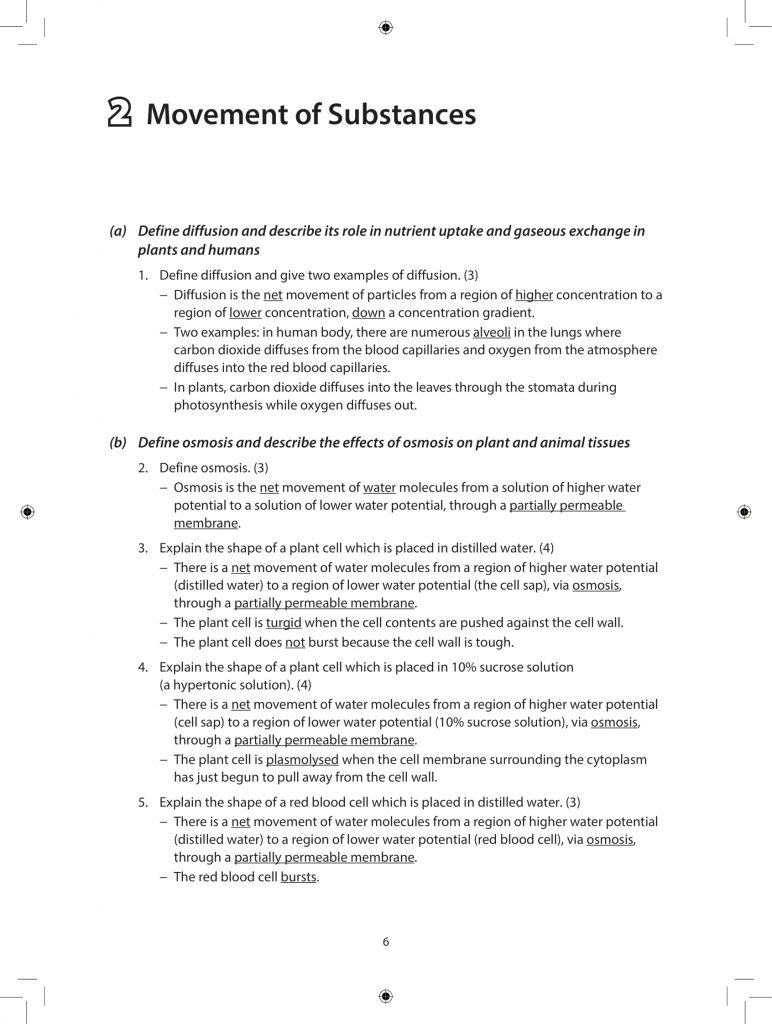 Ace Your O-Level Biology: Key Notes & Exercises - CPD Singapore ...
