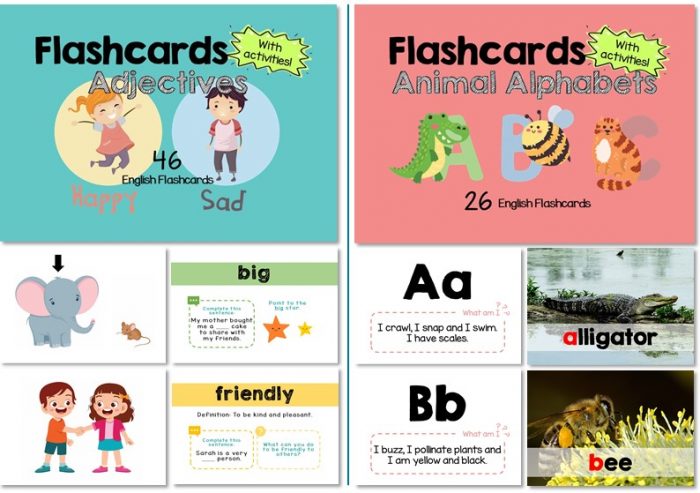 English Flashcards (with activities) Set - CPD Singapore Education ...