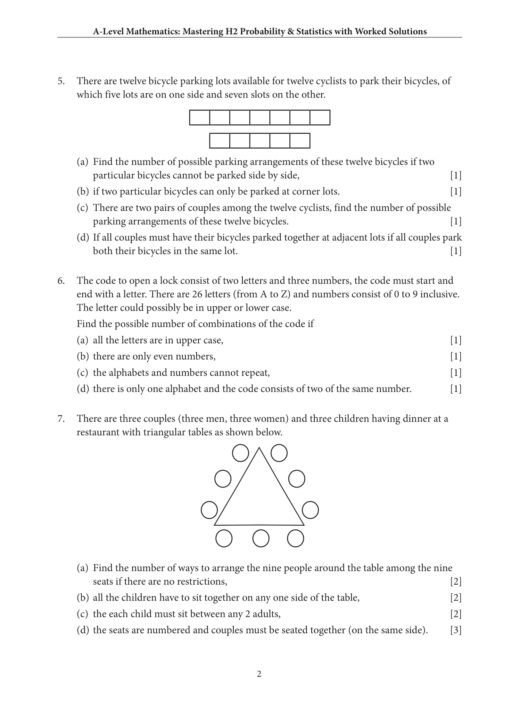 A-Level Mathematics Mastering H2 Probability & Statistics With Worked ...