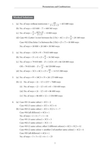 A-Level Mathematics Mastering H2 Probability & Statistics With Worked ...
