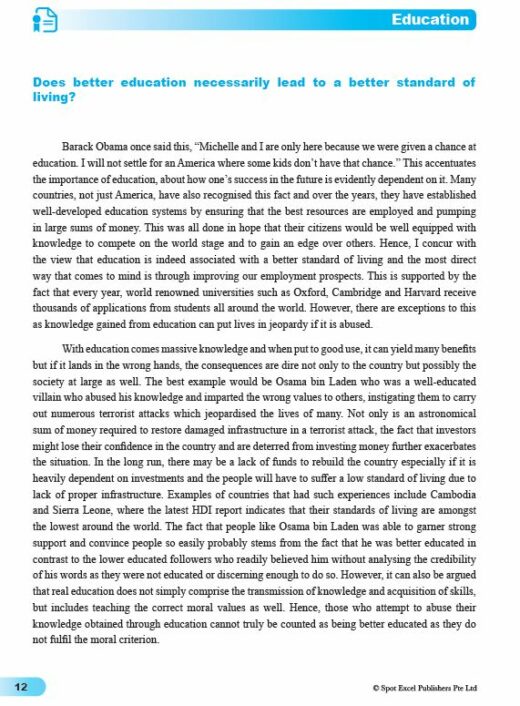 GCE A-Level General Paper 60 Model Essays - CPD Singapore Education ...
