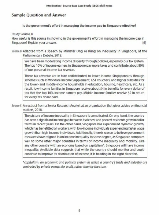 O and N Level Social Studies SBCS & SRQ Guide Book 2 - CPD Singapore ...