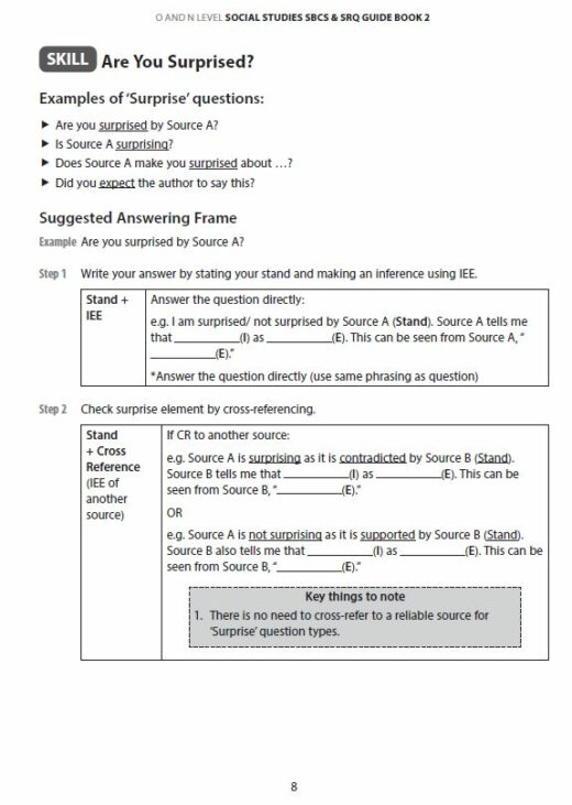 O and N Level Social Studies SBCS & SRQ Guide Book 2 - CPD Singapore ...