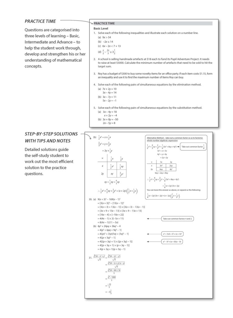 Key Guide Secondary Mathematics – Revision Notes & Practice Book 2A ...