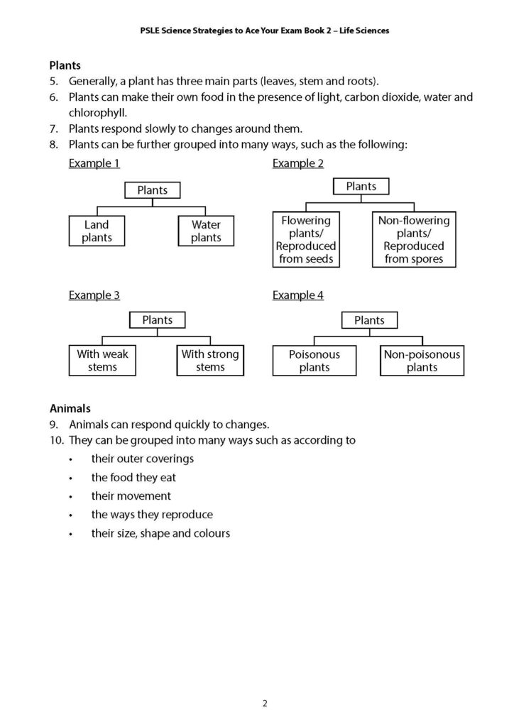 PSLE Science Strategies to Ace Your Exam Book 2 – Life Sciences - CPD ...