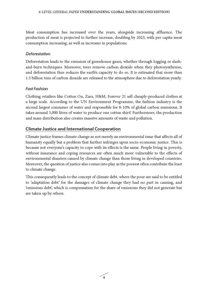 A-Level General Paper Understanding Global Issues (Second Edition ...