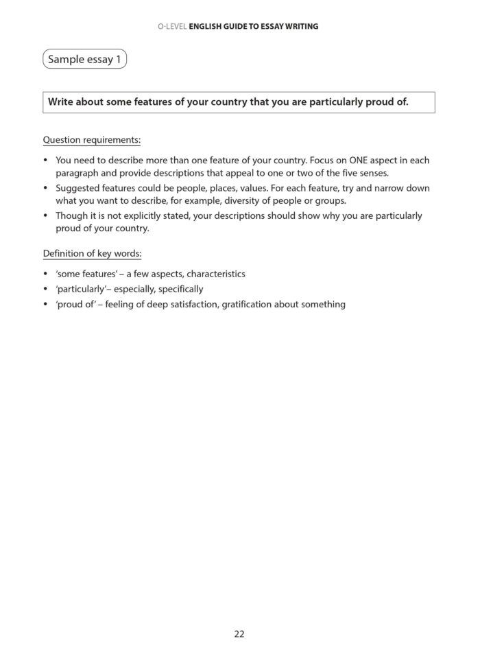 O-Level English Guide to Essay Writing - CPD Singapore Education ...