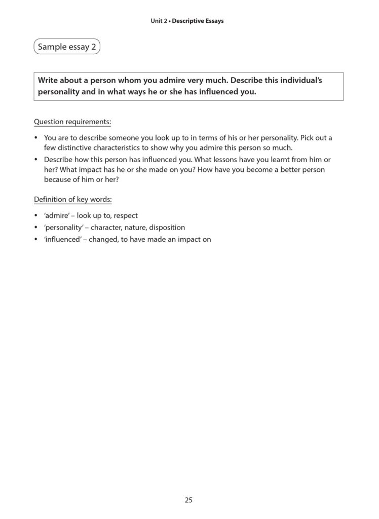 O-Level English Guide to Essay Writing - CPD Singapore Education ...