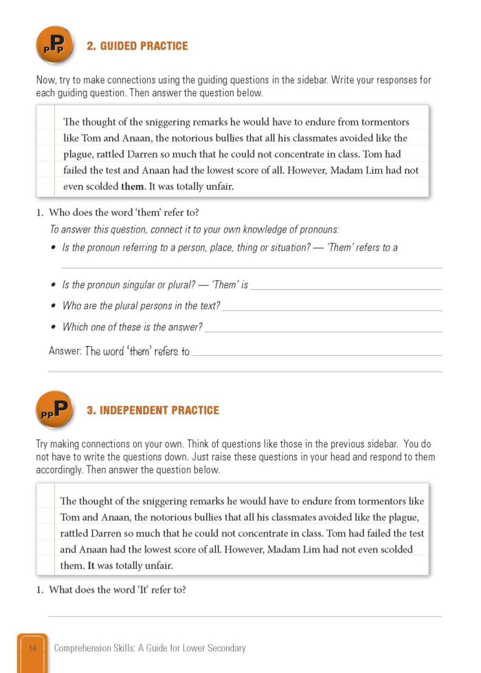 Comprehension Skills - A Guide for Lower Secondary - CPD Singapore ...