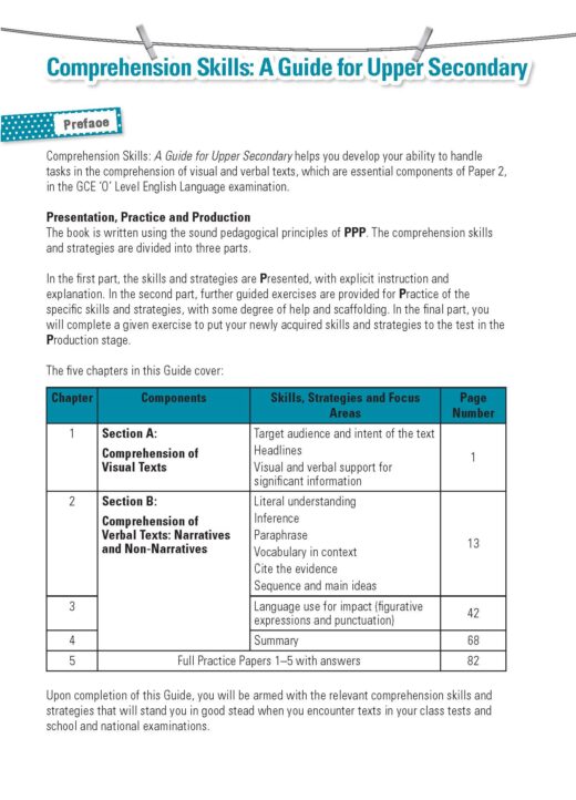 Comprehension Skills - A Guide for Upper Secondary - CPD Singapore ...