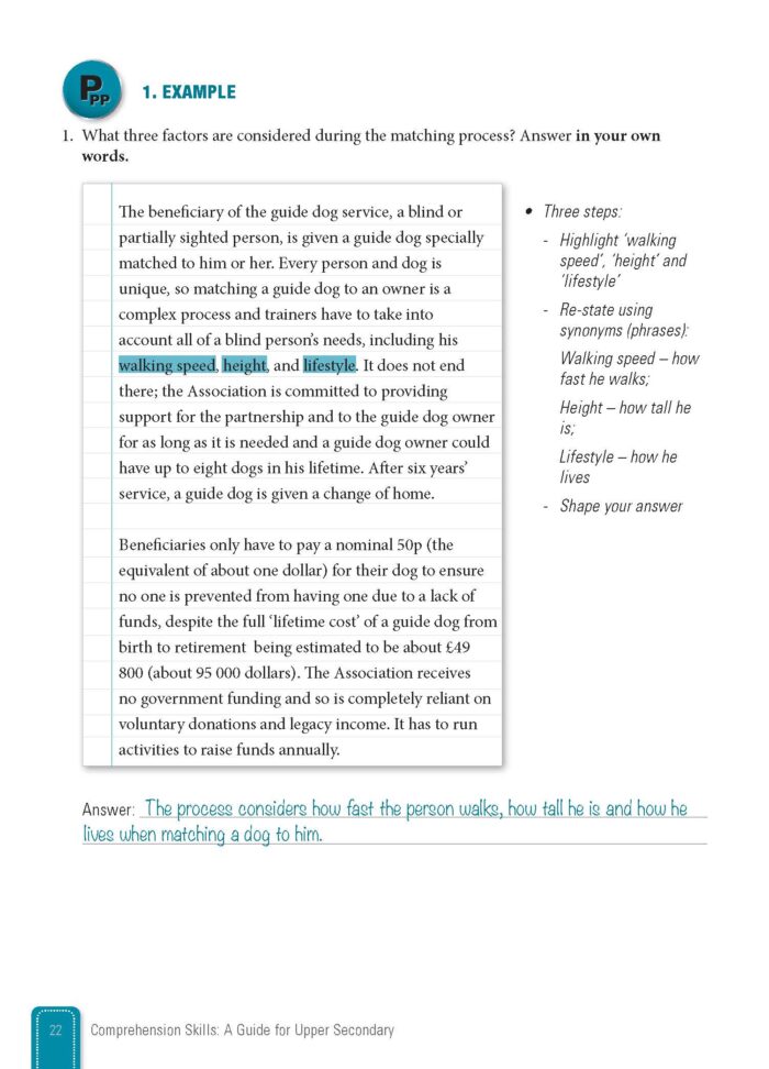 Comprehension Skills - A Guide for Upper Secondary - CPD Singapore ...