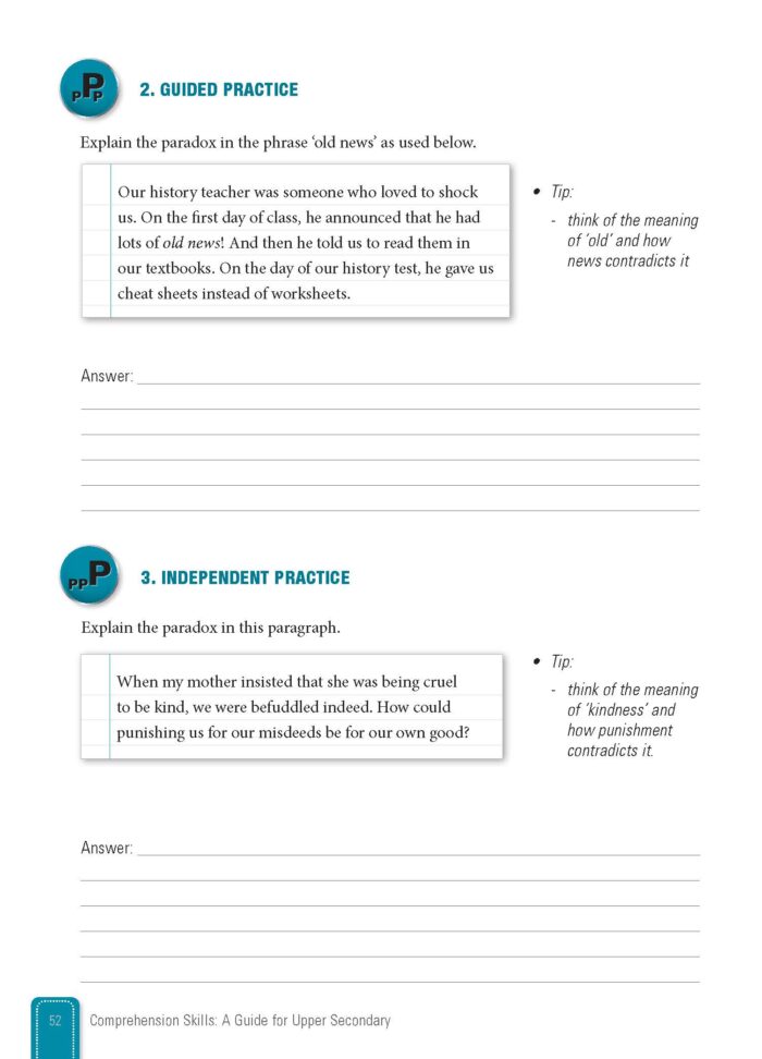 Comprehension Skills - A Guide for Upper Secondary - CPD Singapore ...