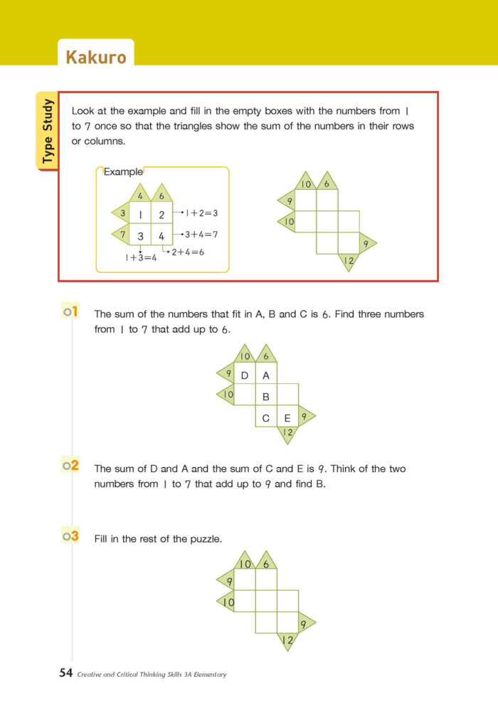Maths Challenge - Creative and Critical Thinking Skills 3A (Elementary ...