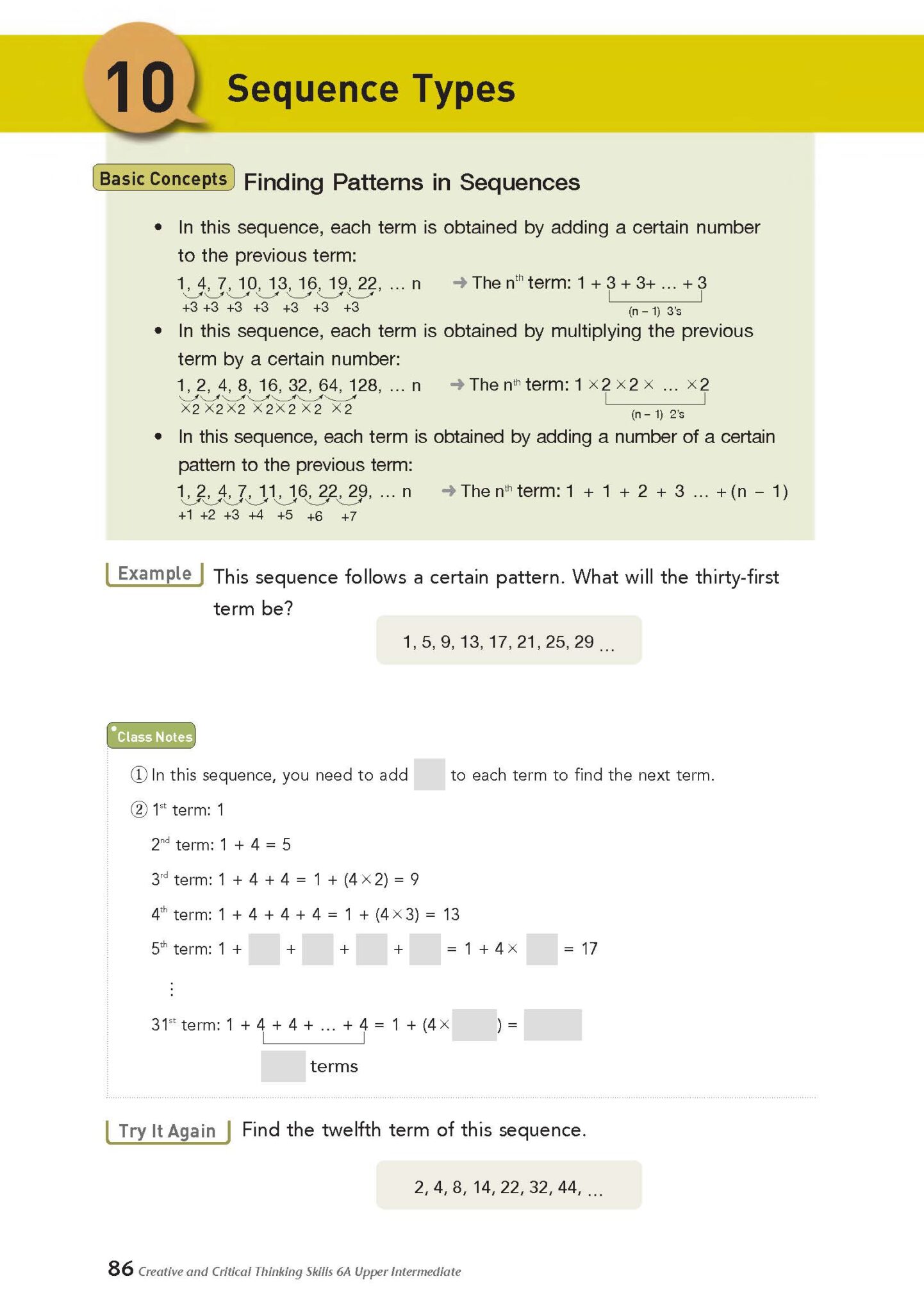 Maths Challenge - Creative and Critical Thinking Skills 6A (Upper Intermediate Grade 2: Age 12 ...
