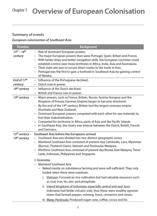 O-Level History (Pure) Essay Guide for Units 1 & 4 - CPD Singapore ...