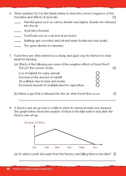 Practice for Primary Science Checkpoint 6 - CPD Singapore Education ...
