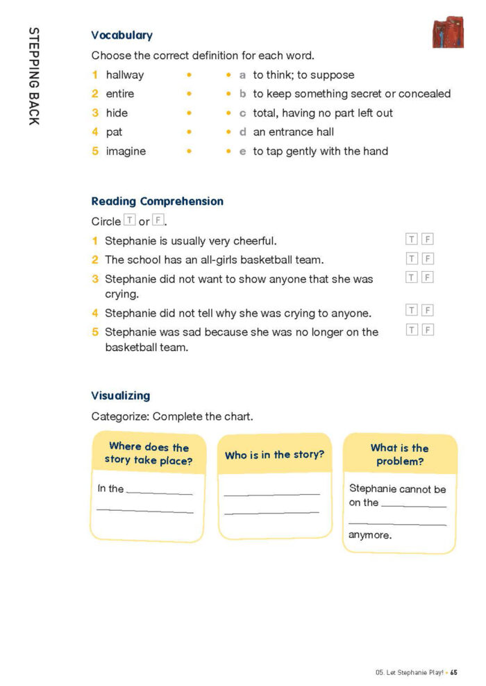 Building Language Skills: Reading Comprehension Skills 1 - CPD ...