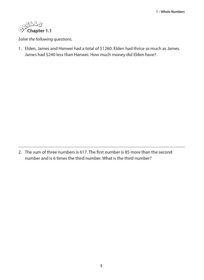 Primary 5 Mathematics Excel in Problem-Solving Volume 1 - CPD Singapore ...