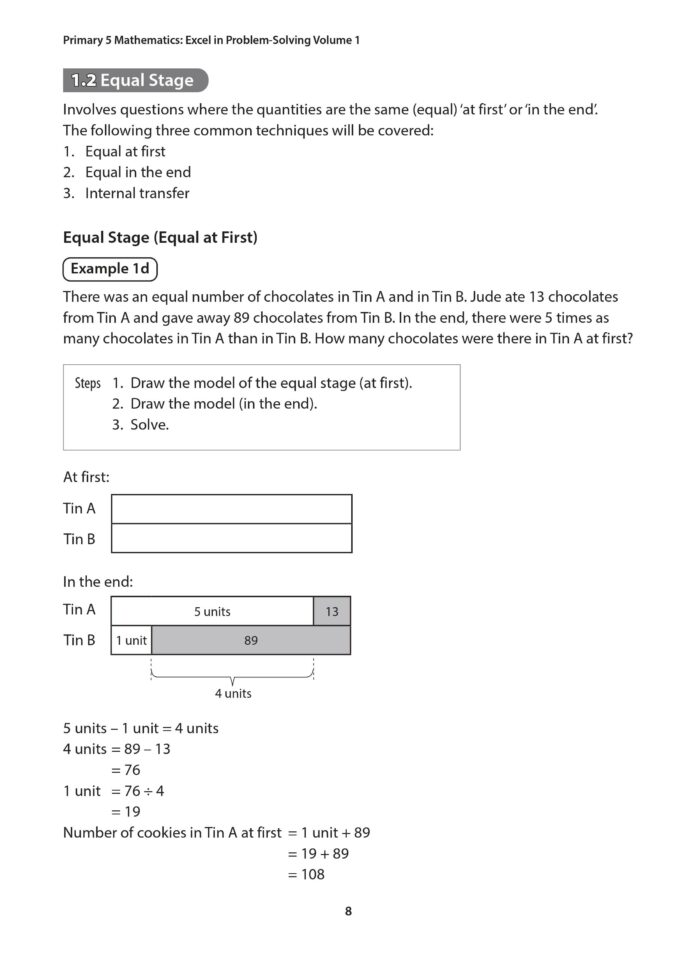 Primary 5 Mathematics Excel in Problem-Solving Volume 1 - CPD Singapore Education Services Pte Ltd