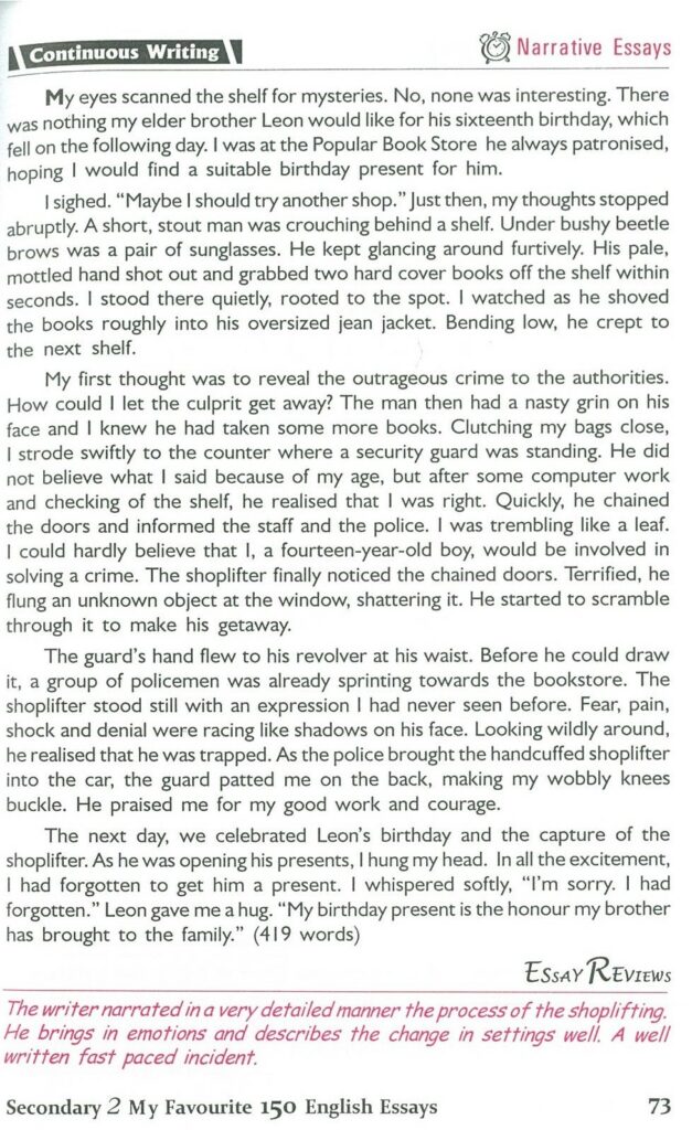 Secondary 2 My Favourite 150 English Essays - CPD Singapore Education ...