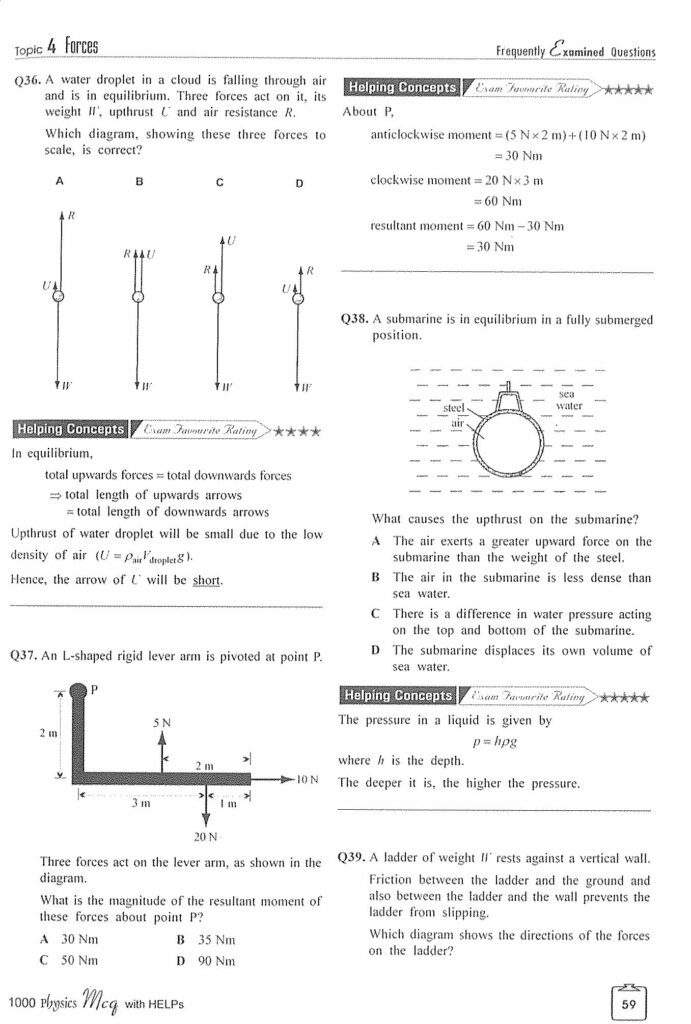 A Level 1000 Physics MCQ with Helps - CPD Singapore Education Services ...