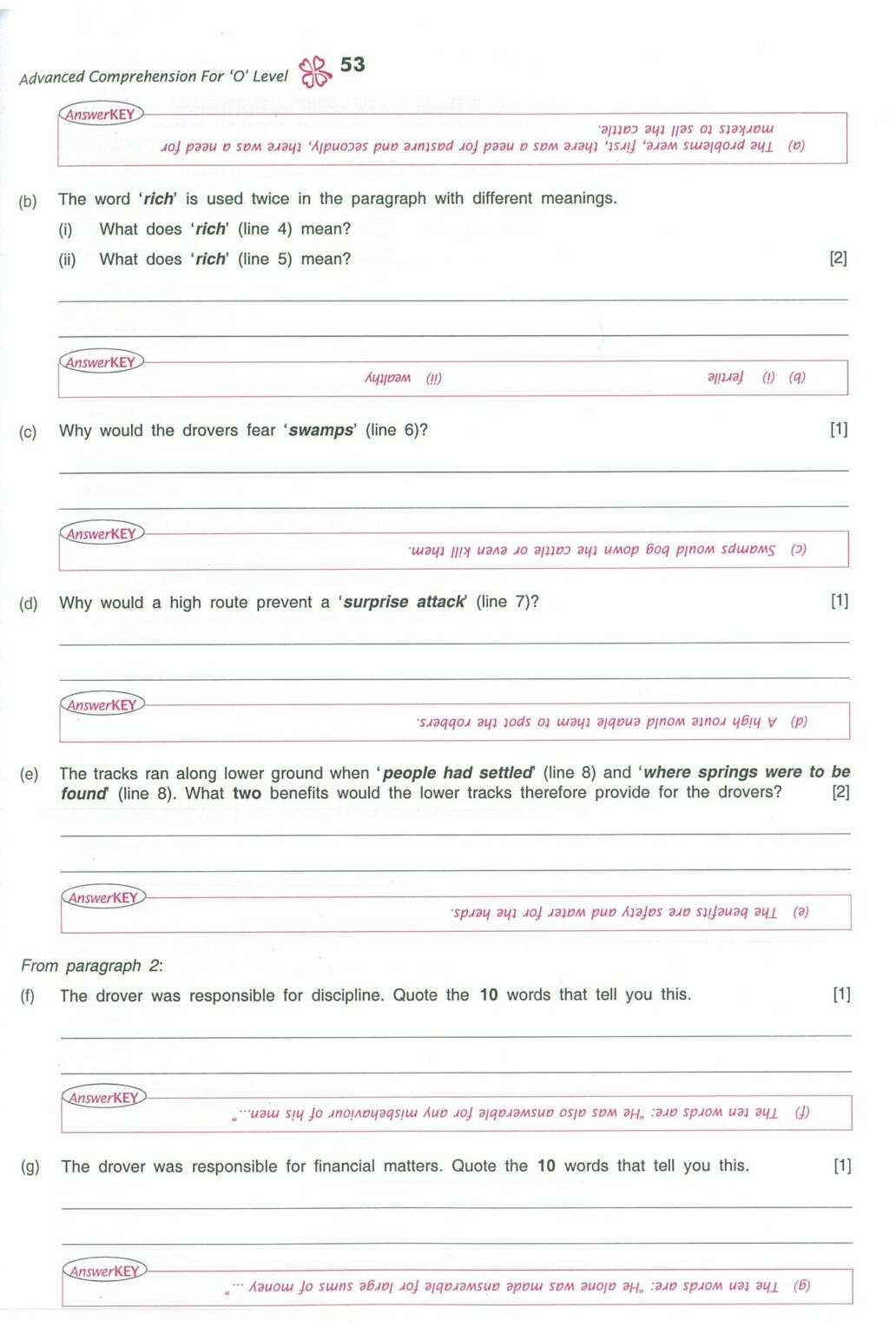 O Level Advanced Comprehension - CPD Singapore Education Services Pte Ltd