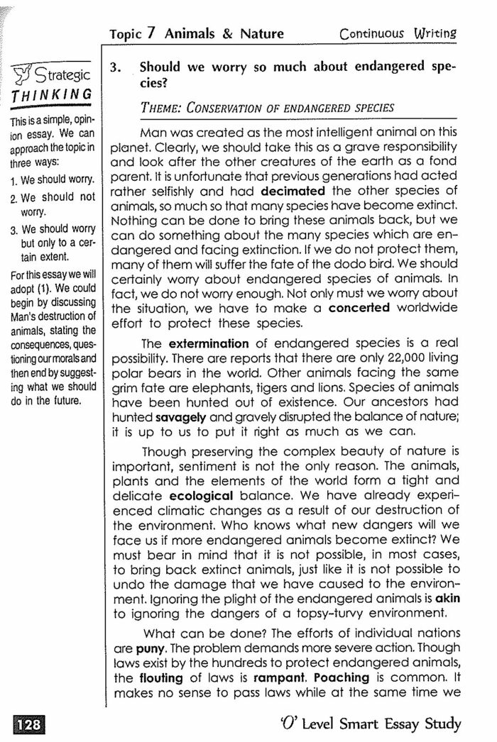 Smart Essay Study For O Level - CPD Singapore Education Services Pte Ltd