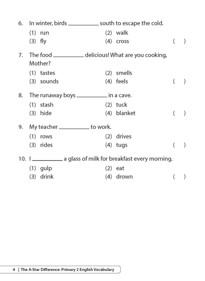 The A-Star Difference Primary 2 English Vocabulary - CPD Singapore ...