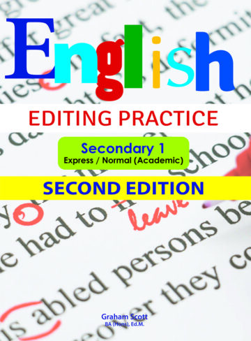 English Editing Practice Secondary 1 Express / Normal (Academic) Second ...