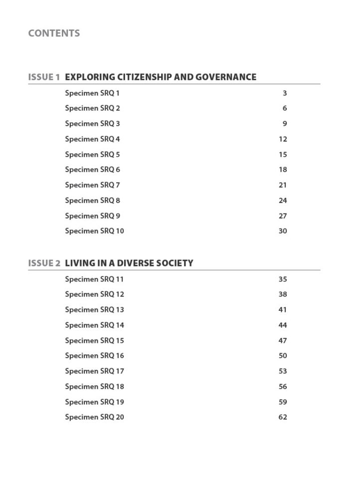 O-Level Guide Social Studies – SRQs and Model Answers Second Edition ...