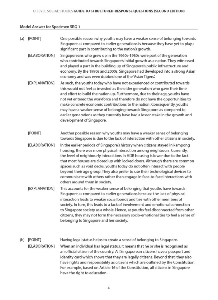 O-Level Guide Social Studies – SRQs and Model Answers Second Edition ...