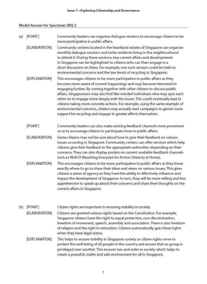 O-Level Guide Social Studies – SRQs and Model Answers Second Edition ...