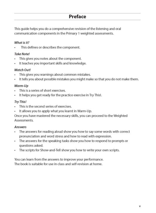 Primary 1 English Master Your Listening, Oral and Show-and-Tell - CPD ...