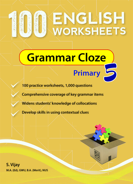 100 English Worksheets Primary 5 – Grammar Cloze - CPD Singapore ...