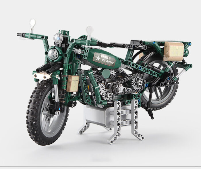 D.I.Y CaDA deTECH World War 2 Harley Motorcycle RC - CPD Singapore ...
