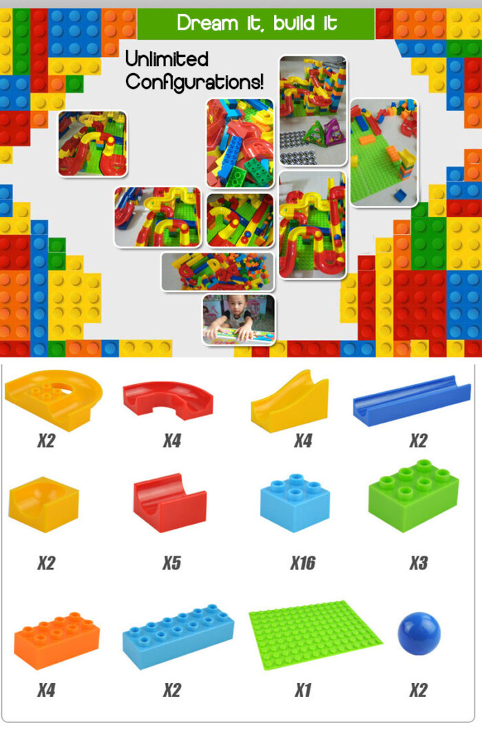 Crazy Happy Ball (Duplo Building Blocks with Slide 48 pcs) - CPD ...