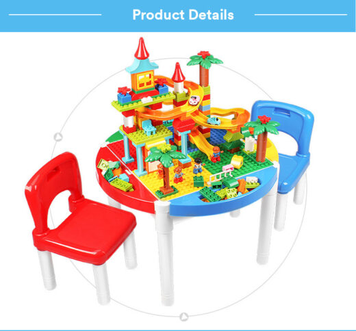 LELE Brothers 5 In 1 Learning Blocks Desk with Chair - CPD Singapore ...