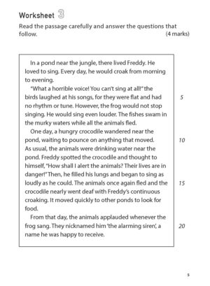 100 English Worksheets Primary 1 – Comprehension - CPD Singapore ...