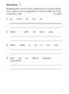 100 English Worksheets Primary 1 – Word Order - CPD Singapore Education ...