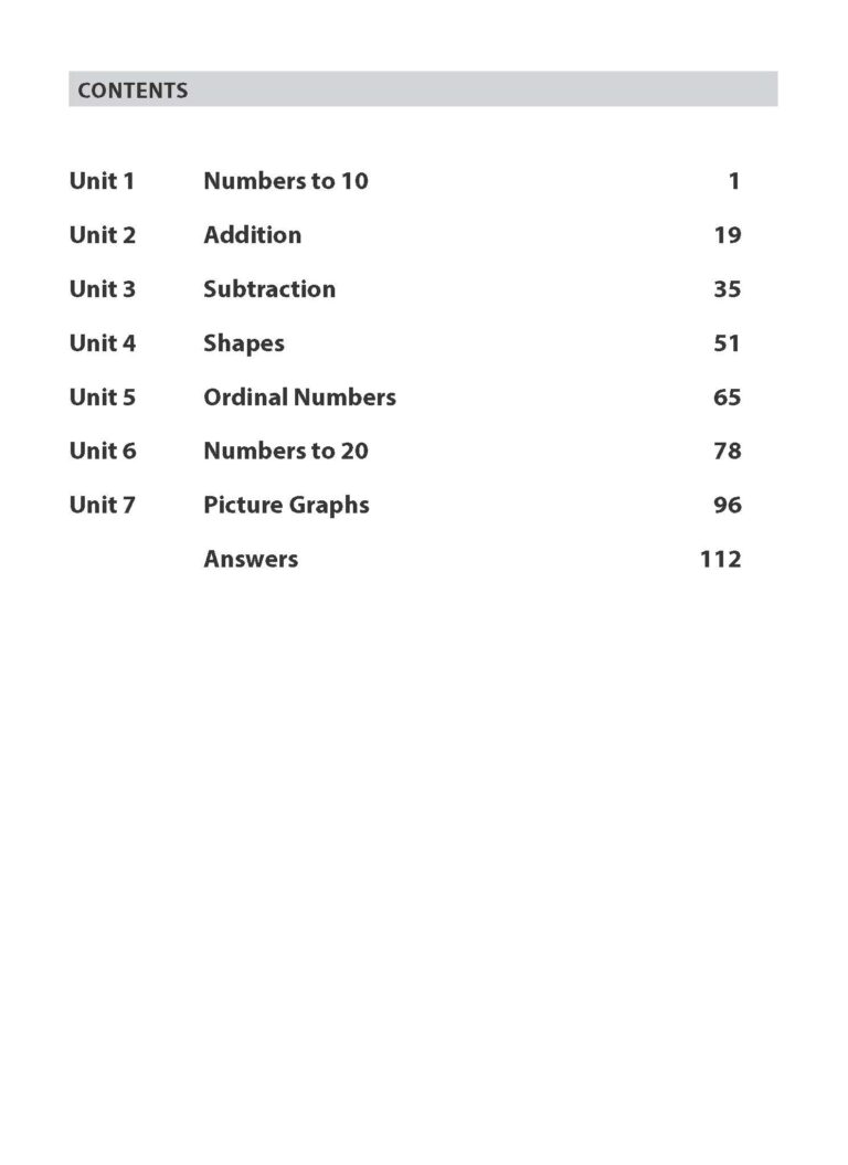Bridging Mathematics Kindergarten 1 - CPD Singapore Education Services ...