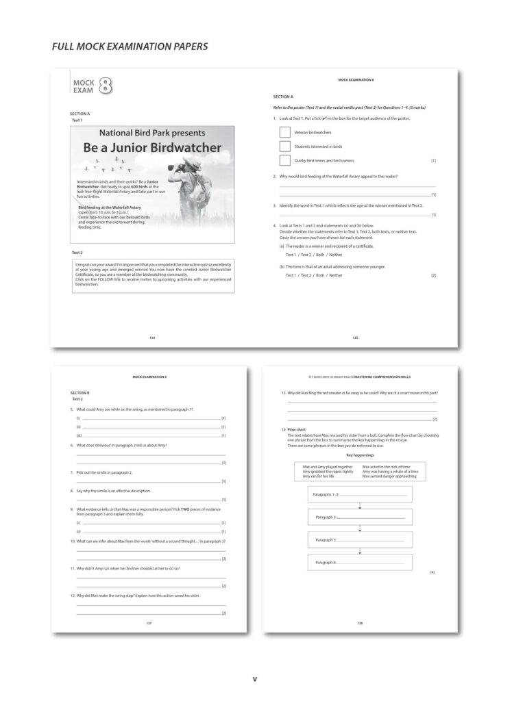 Key Guide Lower Secondary English: Mastering Comprehension Skills ...