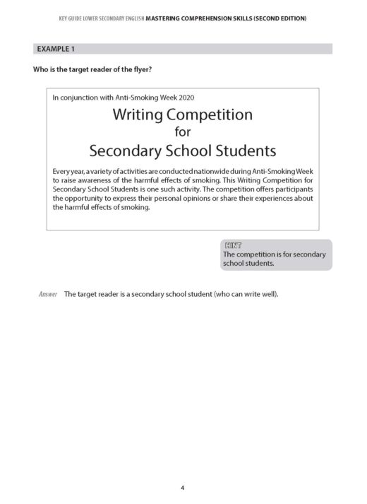 Key Guide Lower Secondary English: Mastering Comprehension Skills ...